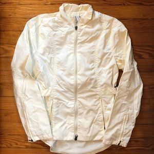 Nike | Jackets & Coats | Nike Techlab Cream Jacket Small 46 | Poshmark